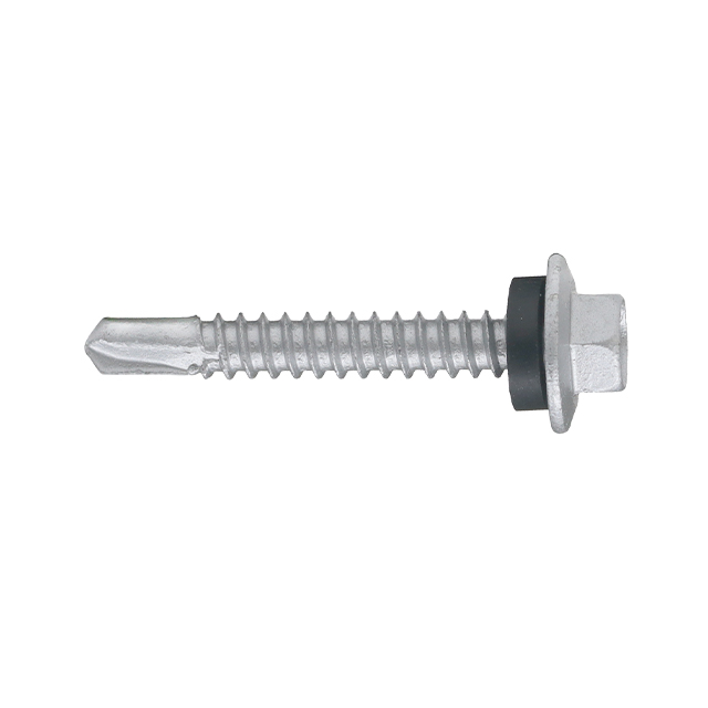 Hex Big Flange Self-drilling Screw With EPDM Washer - Buy Self Drilling ...